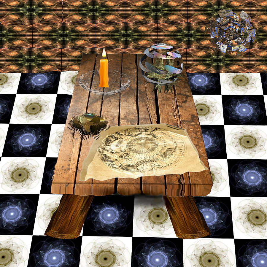 The Explorers Table Digital Art by Bad Monkey - Fine Art America