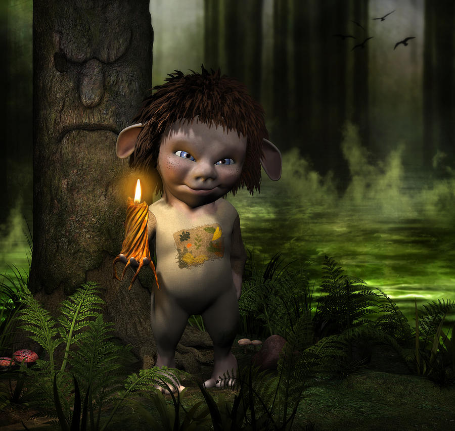 The Gnobbit Digital Art by Suzanne Amberson - Fine Art America