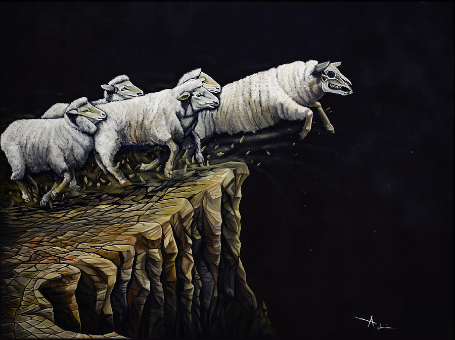 The Human Condition Painting by Adrian Heaps