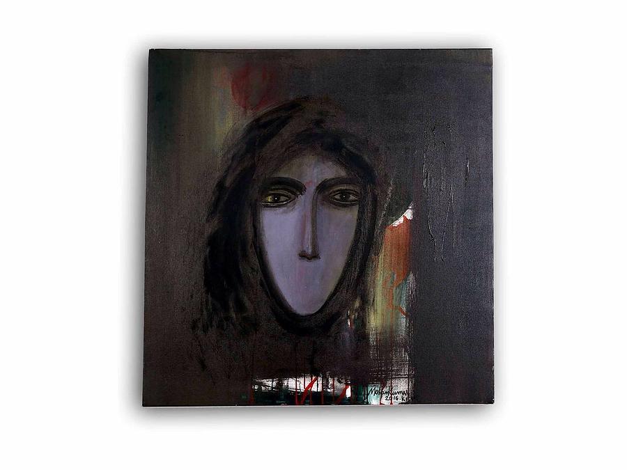 The Muted Woman Painting by Paris Mohan Kumar