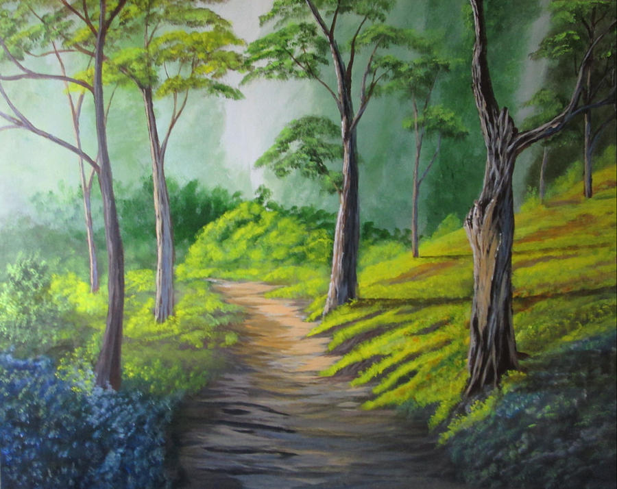 The Path Painting by Robert Clark | Pixels