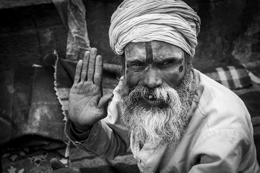 The sadhu Photograph by Subin Giri - Fine Art America