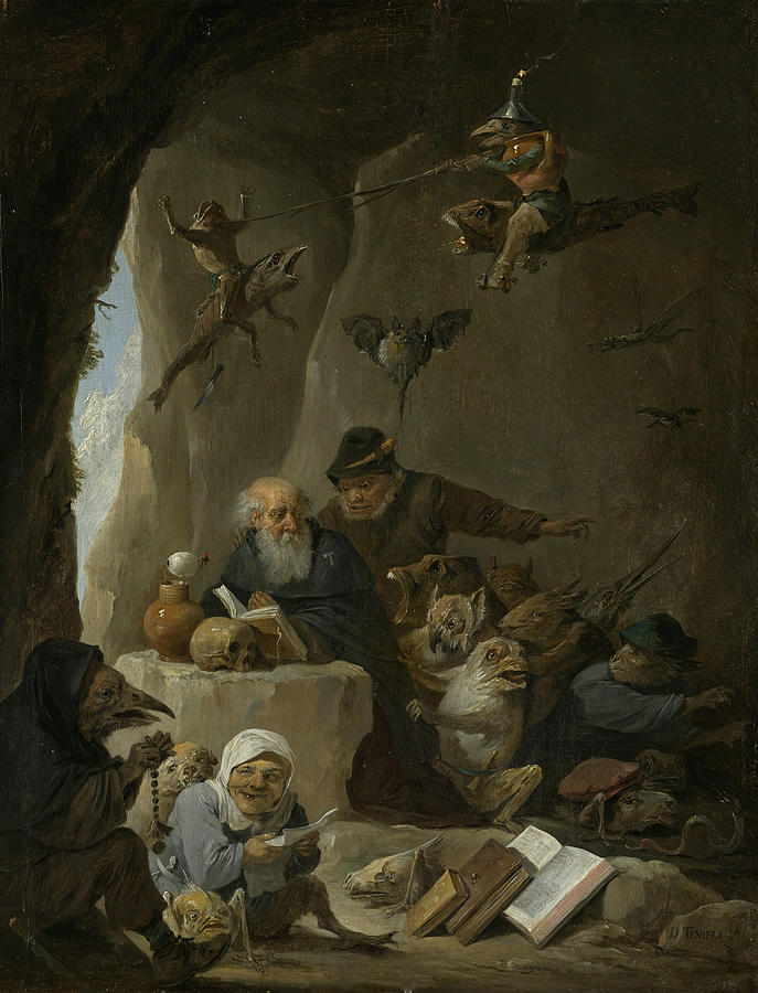 The Temptation of Saint Anthony Painting by David Teniers the Younger - Fine Art America