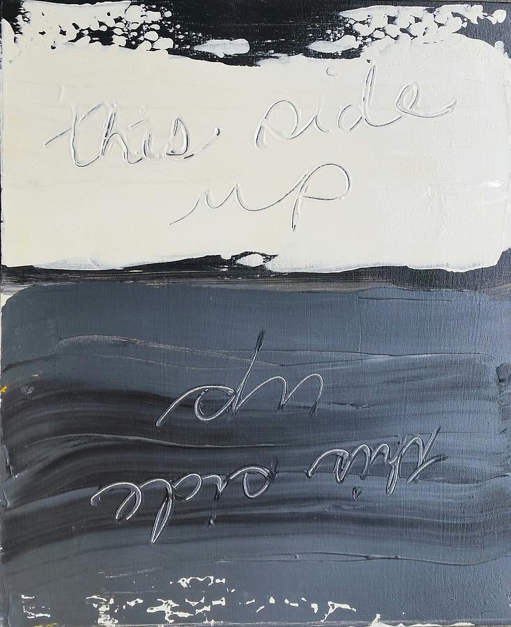 This side up. Painting by Peter Nervo - Fine Art America