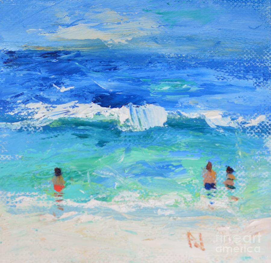 Three Bathers Painting by Philip Jones | Pixels