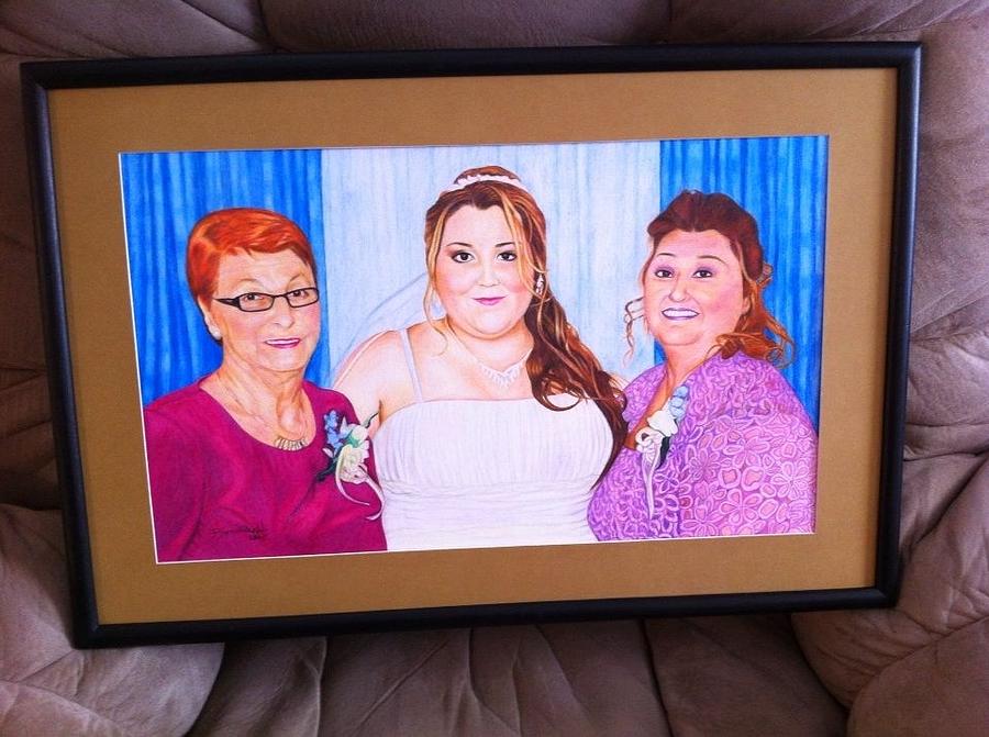 Three Generations Drawing by Ritzel Nami | Fine Art America