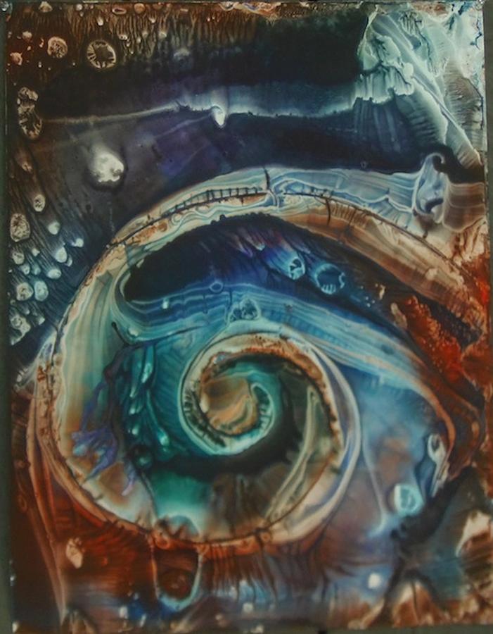 Tidal Wave Painting by Mary Wahr - Fine Art America