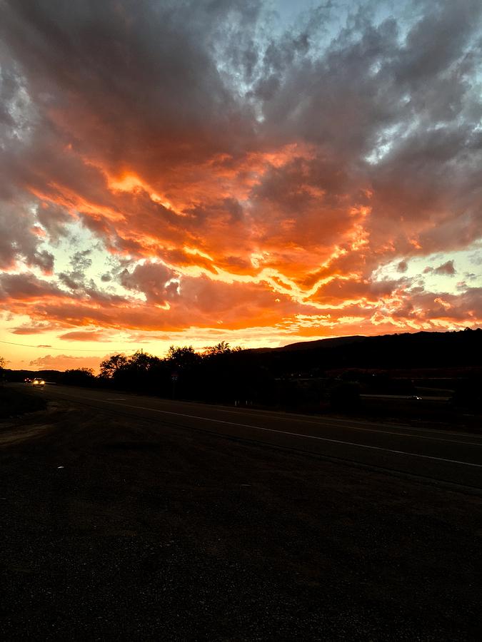 Tijeras October Sunset II Photograph by Ryan Crandall - Fine Art America
