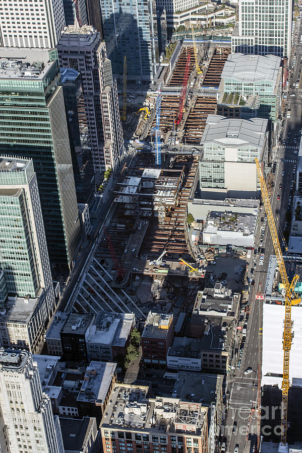 Transbay Transit Center Project Construction Photograph by David ...