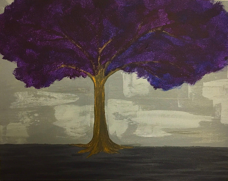 Tree Painting by Mika Rust - Fine Art America