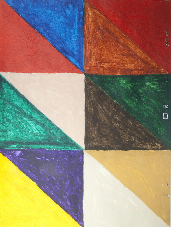 Triangle Squares Painting by Stormm Bradshaw - Fine Art America
