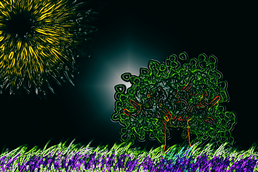 Trippy Tree Digital Art by Dylan Nihiser - Pixels