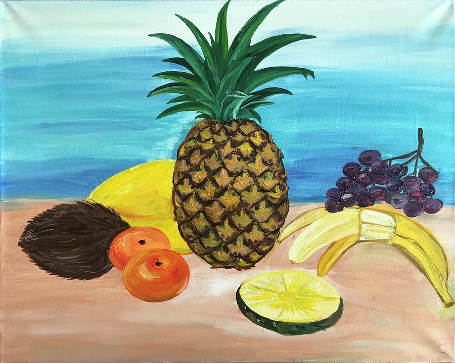 Tropical fruits Painting by Alina Morozova - Fine Art America