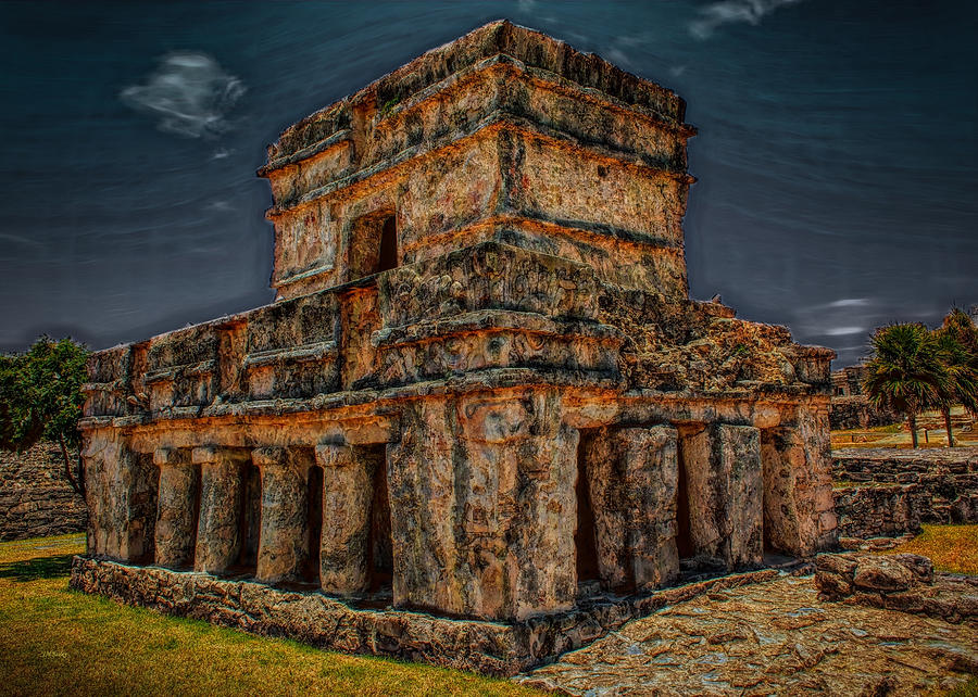 Tulum Temple Photograph by John M Bailey - Fine Art America
