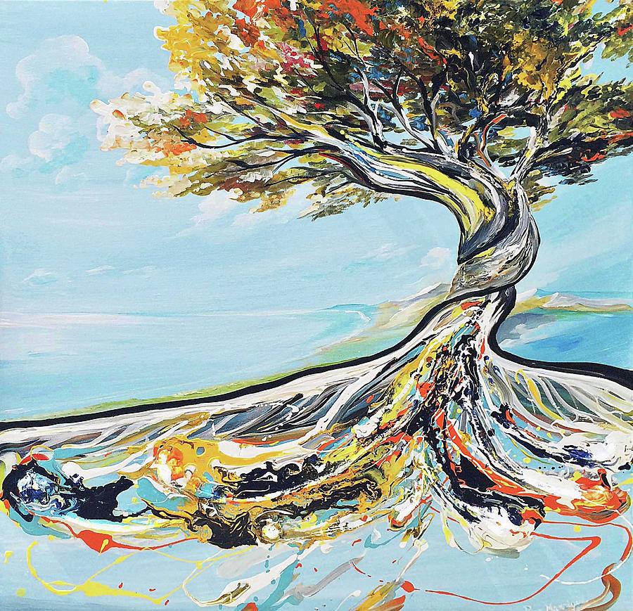 Turning Tree Painting by Piero Manrique - Pixels