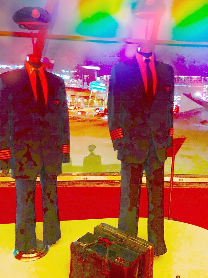 TWA Pilots Posing Photograph by Risa Johnson - Fine Art America