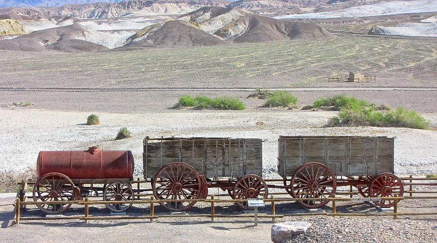 Twenty Mule Team wagons Death Valley Photograph by Backcountry Explorers - Fine Art America