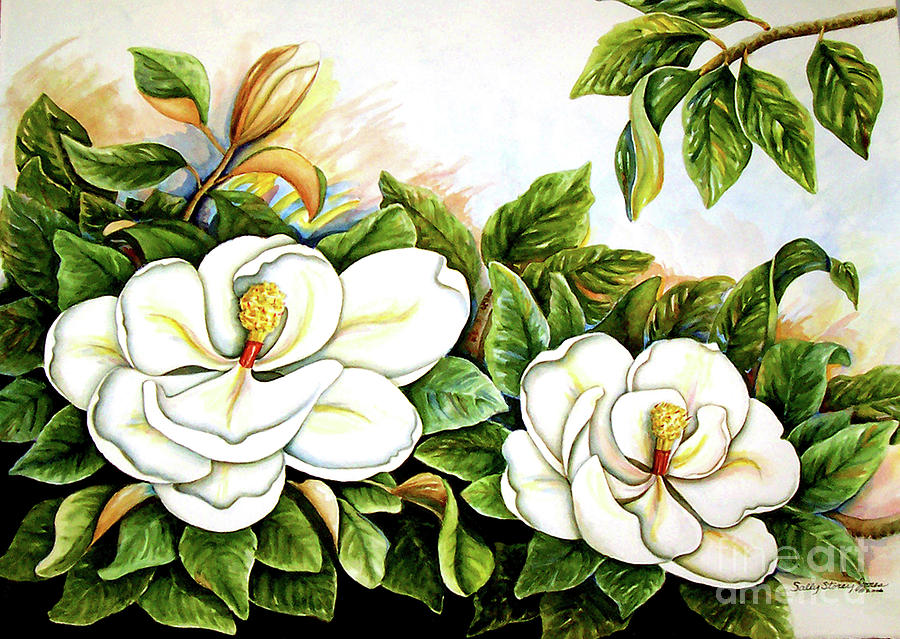 Twin Little Gems Painting by Sally Storey Jones - Fine Art America Twin Little Gems Painting by Sally Storey Jones - Fine Art America