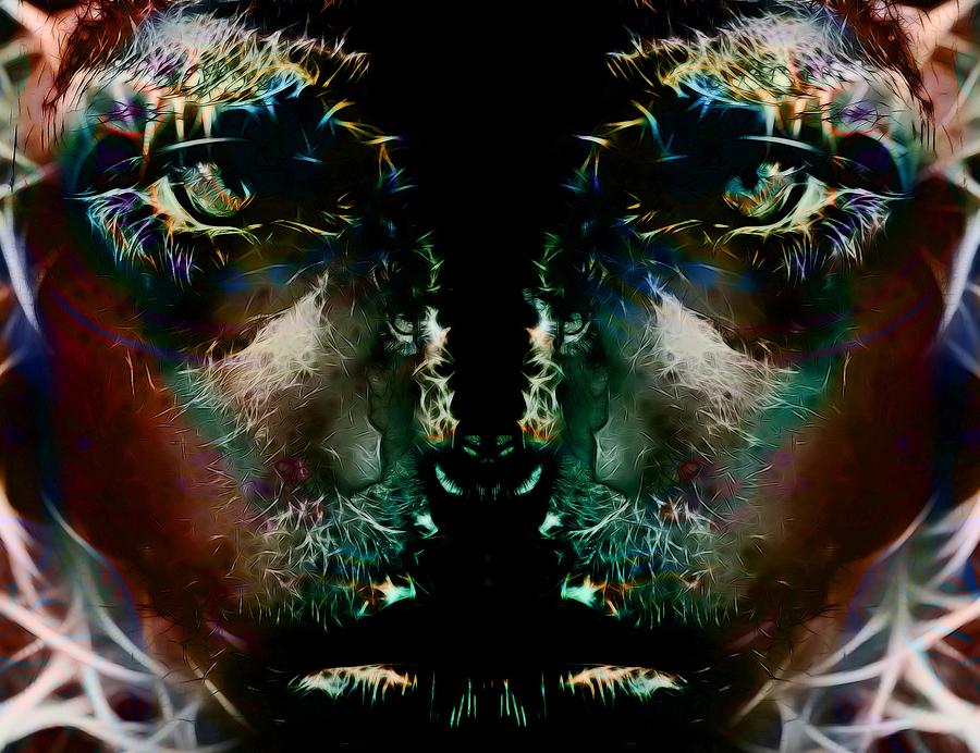 Two Beasts Digital Art by Devalyn Marshall - Fine Art America