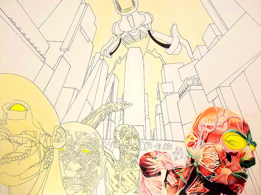 Typhon Drawing by Cory Levy | Fine Art America