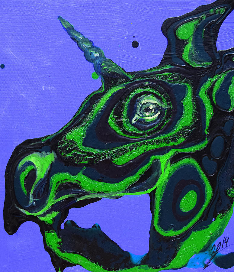 Unicorn Painting by Julia J-ART-J - Fine Art America