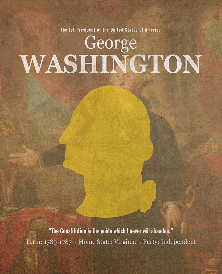 United States of America President George Washington Facts and Portrait ...