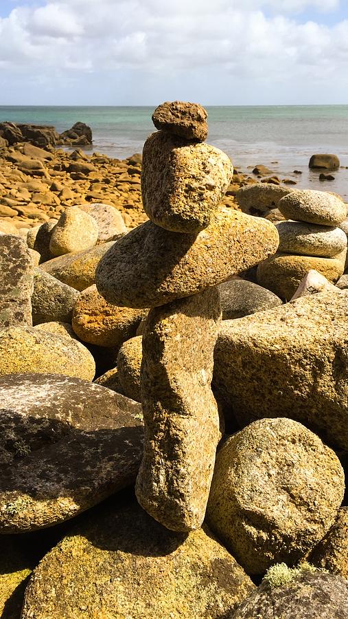 Unnatural rock formation on Isles of Scilly Photograph by Patrick Wise ...