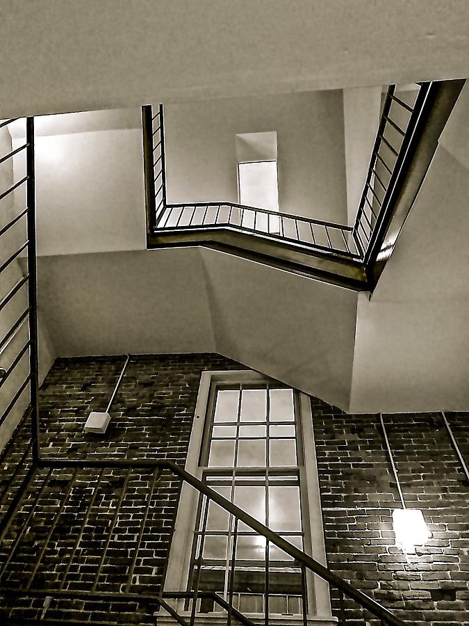 Up the Down Staircase Photograph by Elizabeth Tillar | Fine Art America