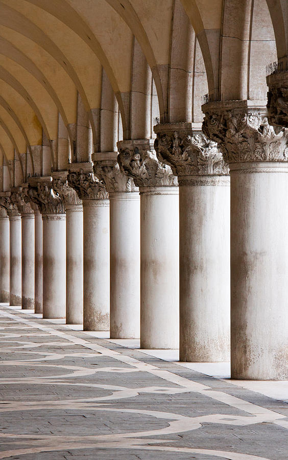 Venice Pillars Photograph by CJ Middendorf - Pixels
