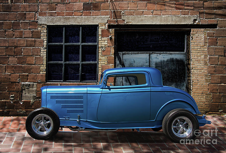 Vintage Ford Blue Hot Rod Roadster Photograph by Nick Gray - Pixels