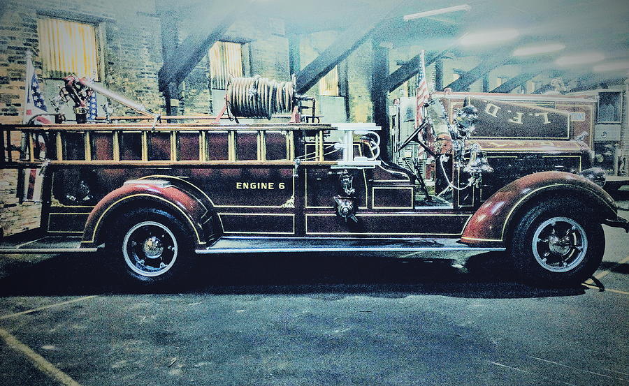 Vintage Fire Engine Photograph by Paul Kercher - Fine Art America