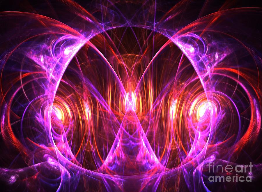 Violet Lantern Digital Art By Kim Sy Ok