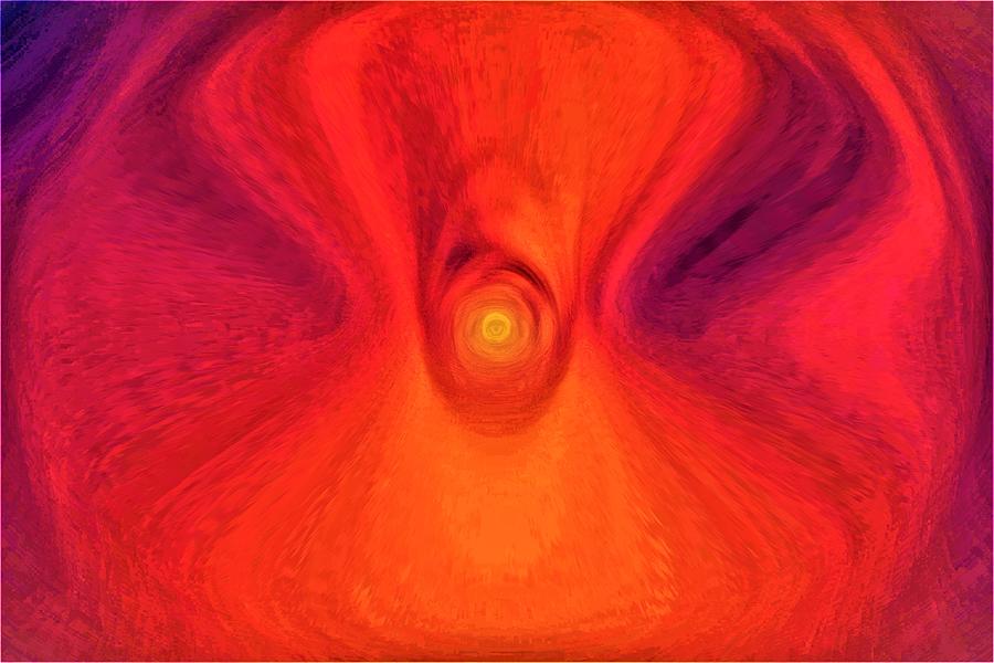 Warped Design in Orange Red Photograph by C Sev Photography - Pixels