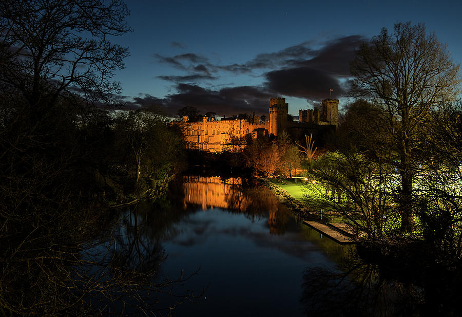 Warwick Castle at Night Photograph by Nigel Forster | Fine Art America