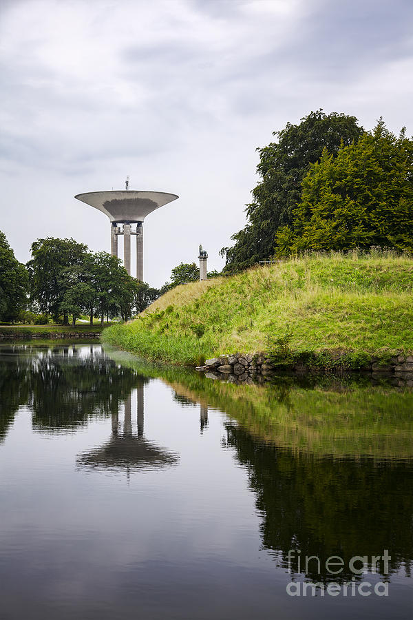 Water tower landscape Photograph by Sophie McAulay - Fine Art America