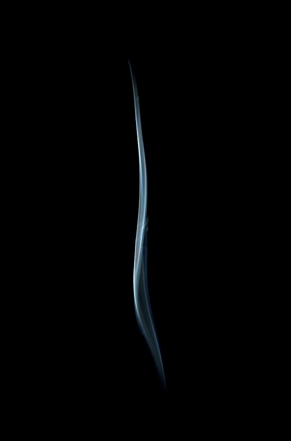 White smoke wisp Photograph by Peter Risley-Settle - Pixels