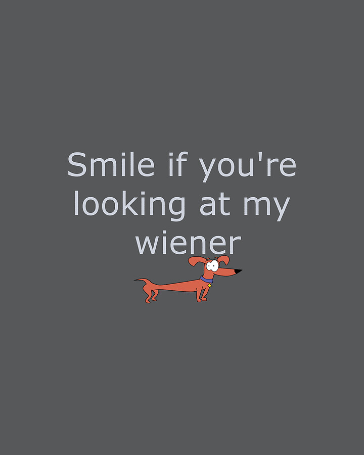 Wiener Smile Tapestry - Textile by Robert Sayers - Pixels