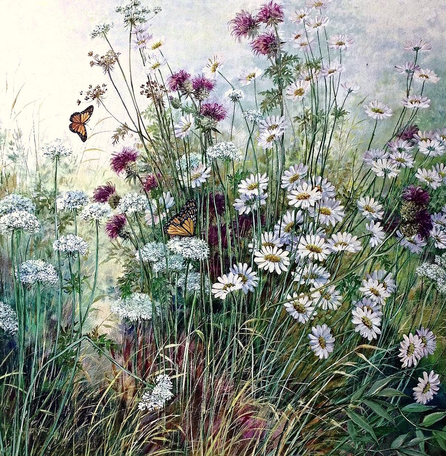 Wildflowers Painting by Ernestine Bucking - Fine Art America Wildflowers Painting by Ernestine Bucking - Fine Art America