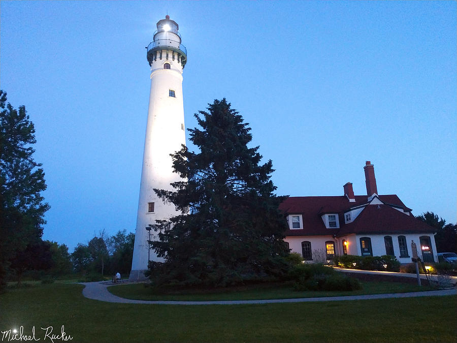 Wind Point Lighthouse Photograph by Michael Rucker - Fine Art America