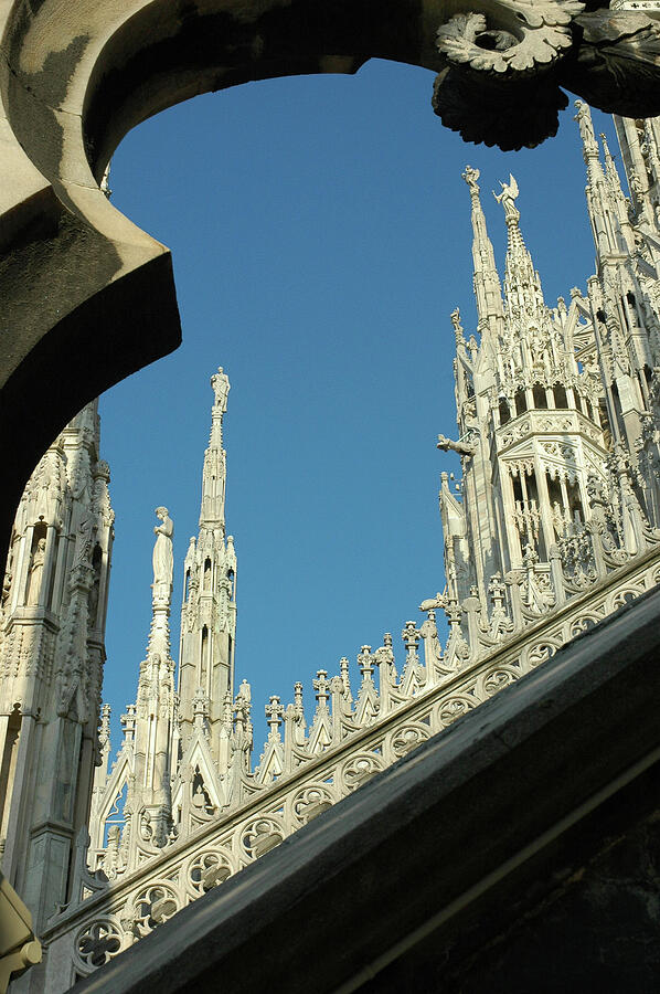 Window to Milan Cathedral Photograph by Brigitta Diaz - Fine Art America