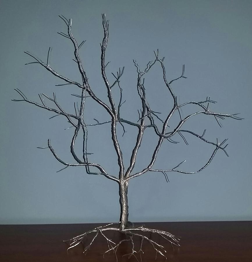 Wire Cherry Tree Sculpture by Michael DiGeronimo | Fine Art America