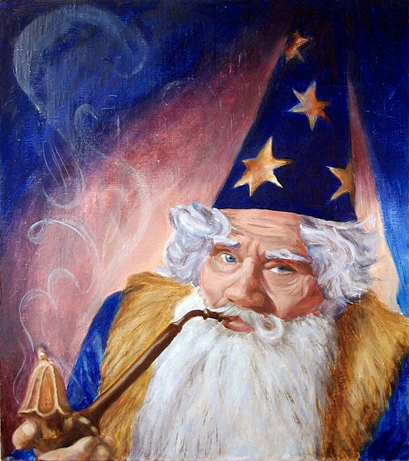 Wizard Painting by Olga Gorbacheva - Pixels