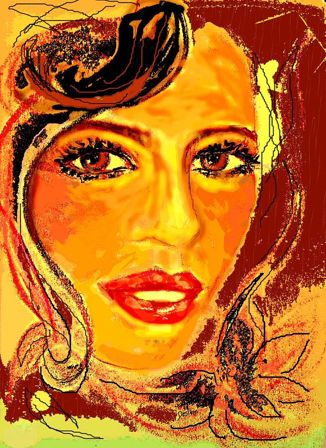 Woman Digital Art by Desline Vitto - Fine Art America