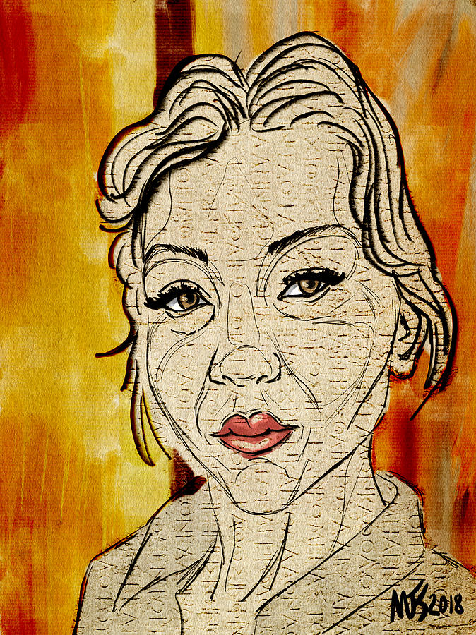 Written On Her Face Digital Art by Michael Kallstrom - Fine Art America