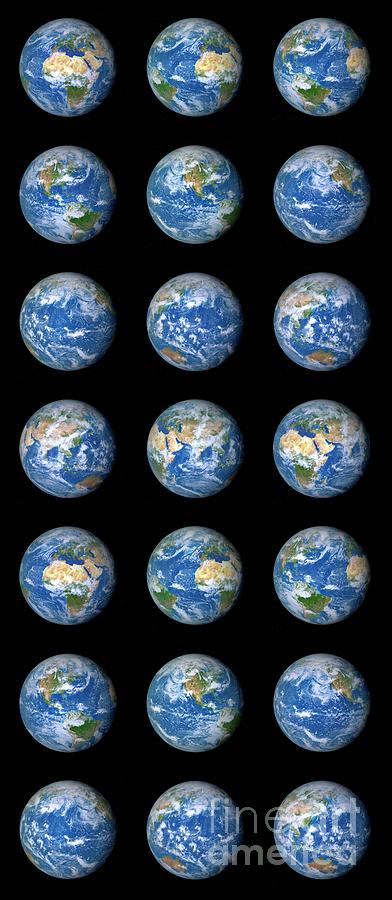 24 Hours Earth Rotation Photograph by Detlev Van Ravenswaay/science ...
