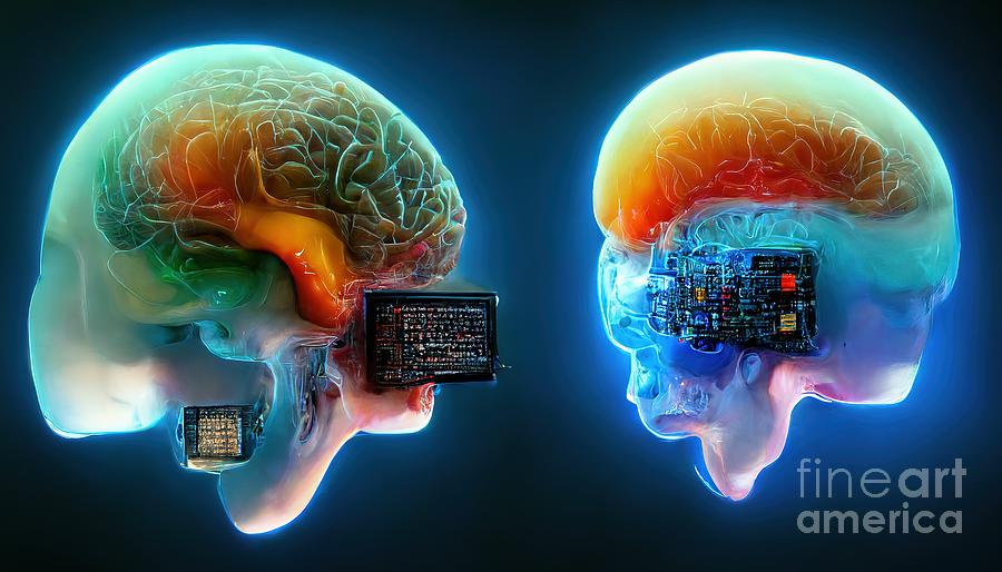 Brain Computer Interface Photograph by Richard Jones/science Photo ...