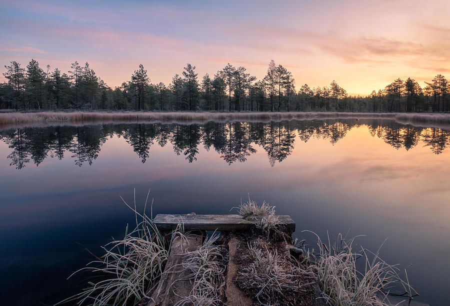 Calmness And Cold Autumn Morning Photograph by Jani Riekkinen - Fine ...