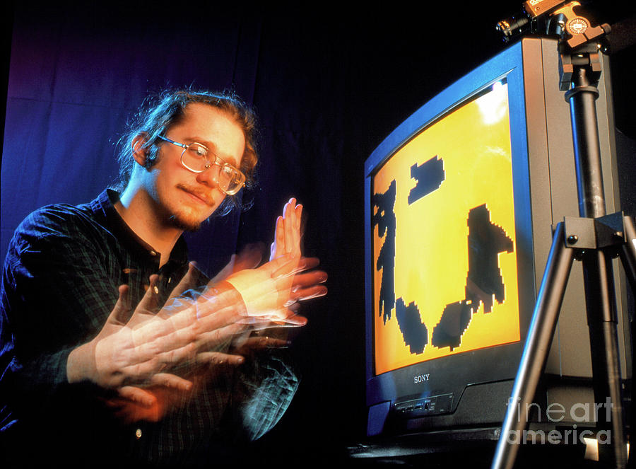 Computer Recognition Of Hand Sign Language #1 by Science Photo Library