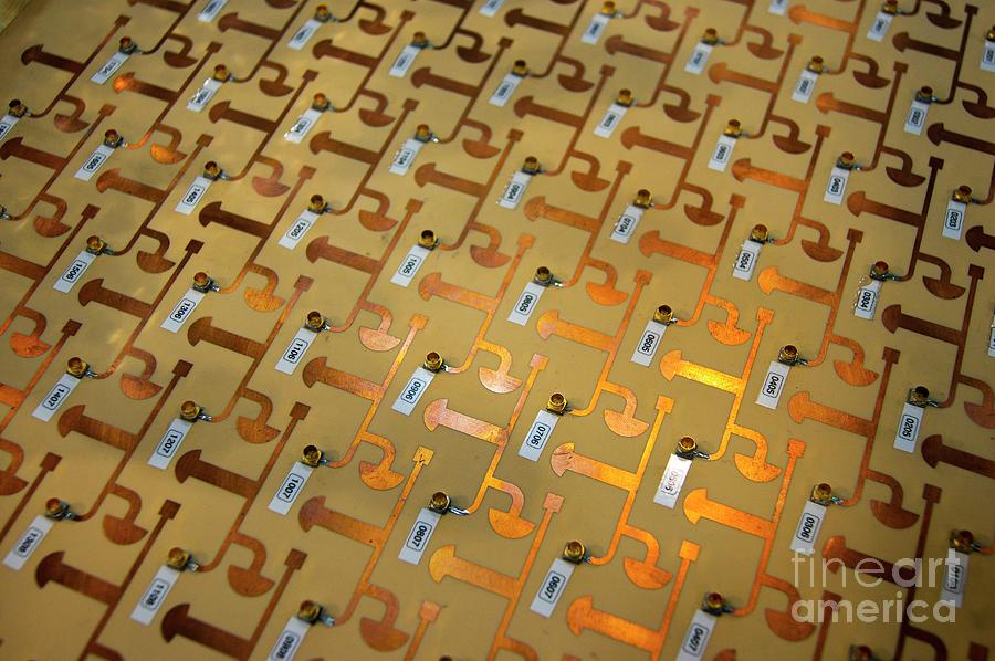 Copper Printed Array Elements. #1 by Science Photo Library