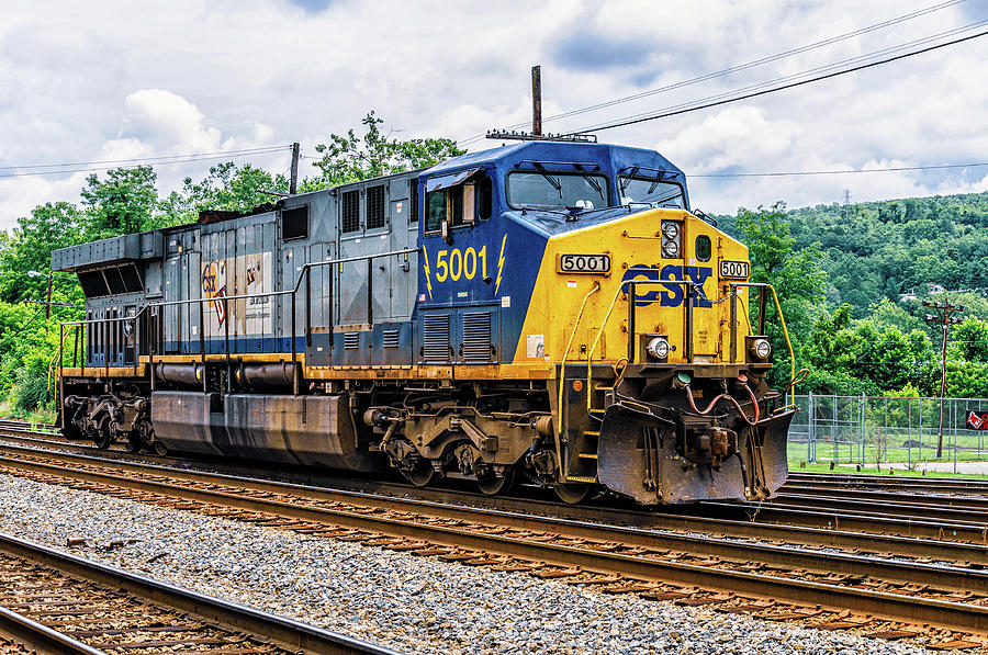 CSX GE AC60CW Locomotive No 5001 Photograph by Mark Summerfield - Fine Art America